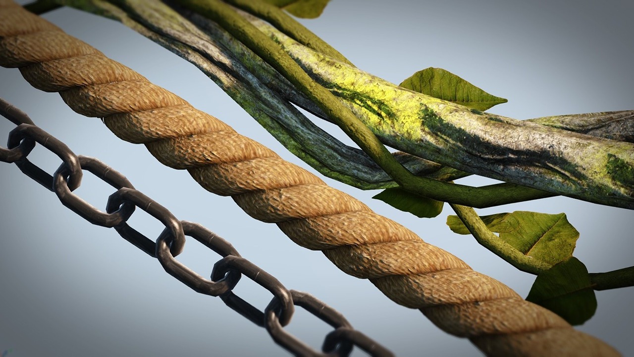 Creating Game-Ready Chains, Ropes, and Vines in Maya and UDK | Pluralsight