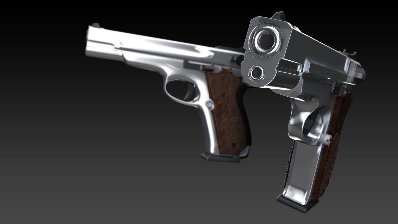 Creating a Handgun in ZBrush | Pluralsight
