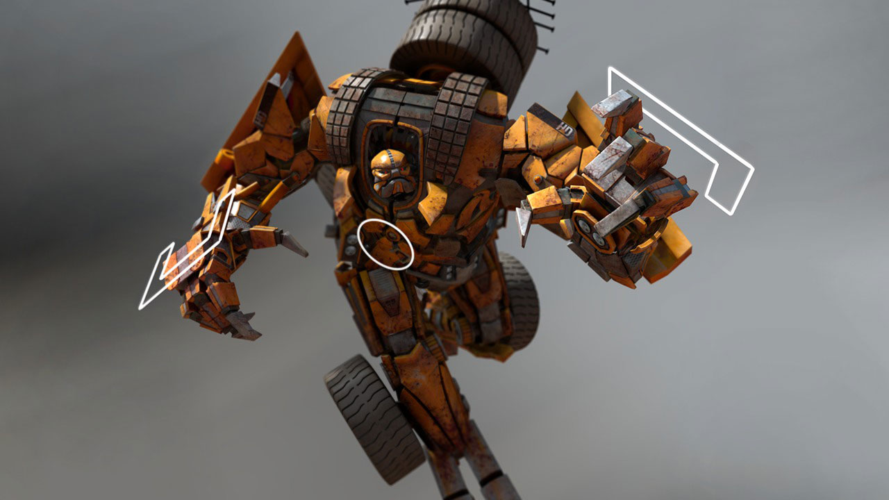 Transforming Robot Production Pipeline Volume 6: Rigging | Pluralsight